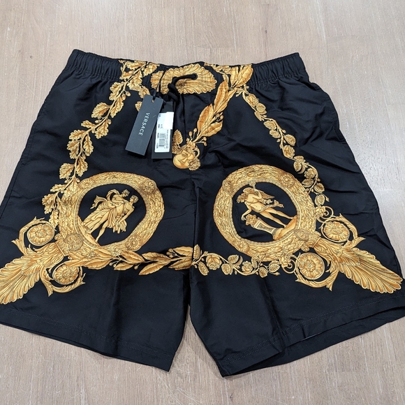 Versace | Swim | Mens Versace Baroque Print Swim Shorts Trunks ...